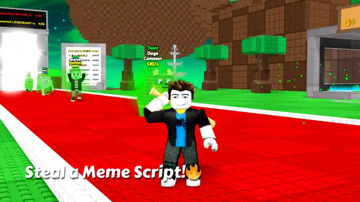 Steal a Meme Script (No Key, Auto Collect, Auto Lock)